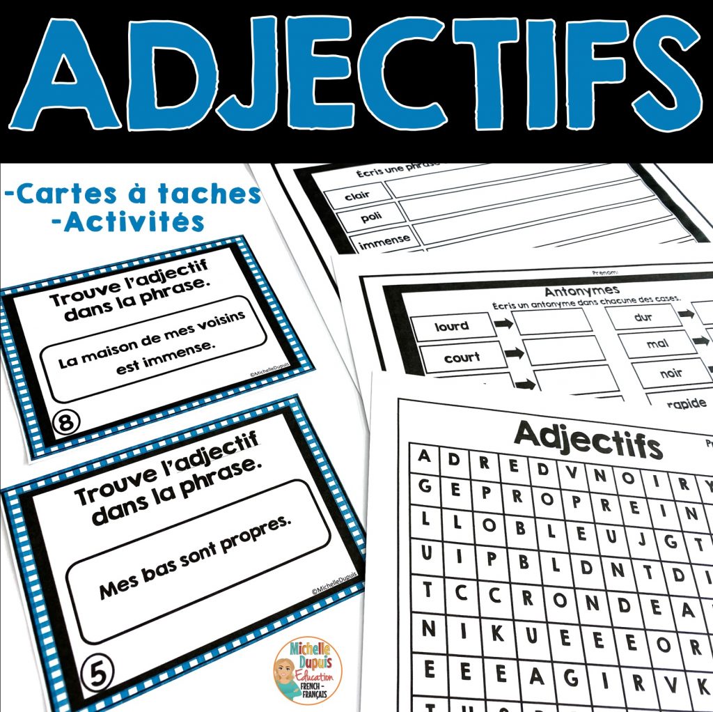 Noms, verbes et adjectifs - Michelle Dupuis Education