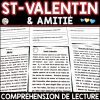 Compréhension de lecture - St-Valentin - Michelle Dupuis Education