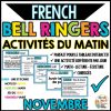 Novembre - Activités du matin - Michelle Dupuis Education