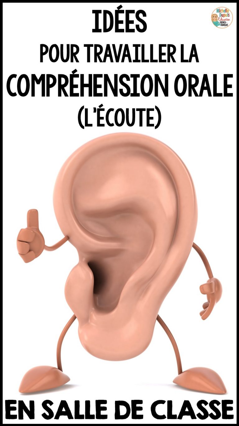 Idées pour travailler la compréhension orale - Michelle Dupuis Education