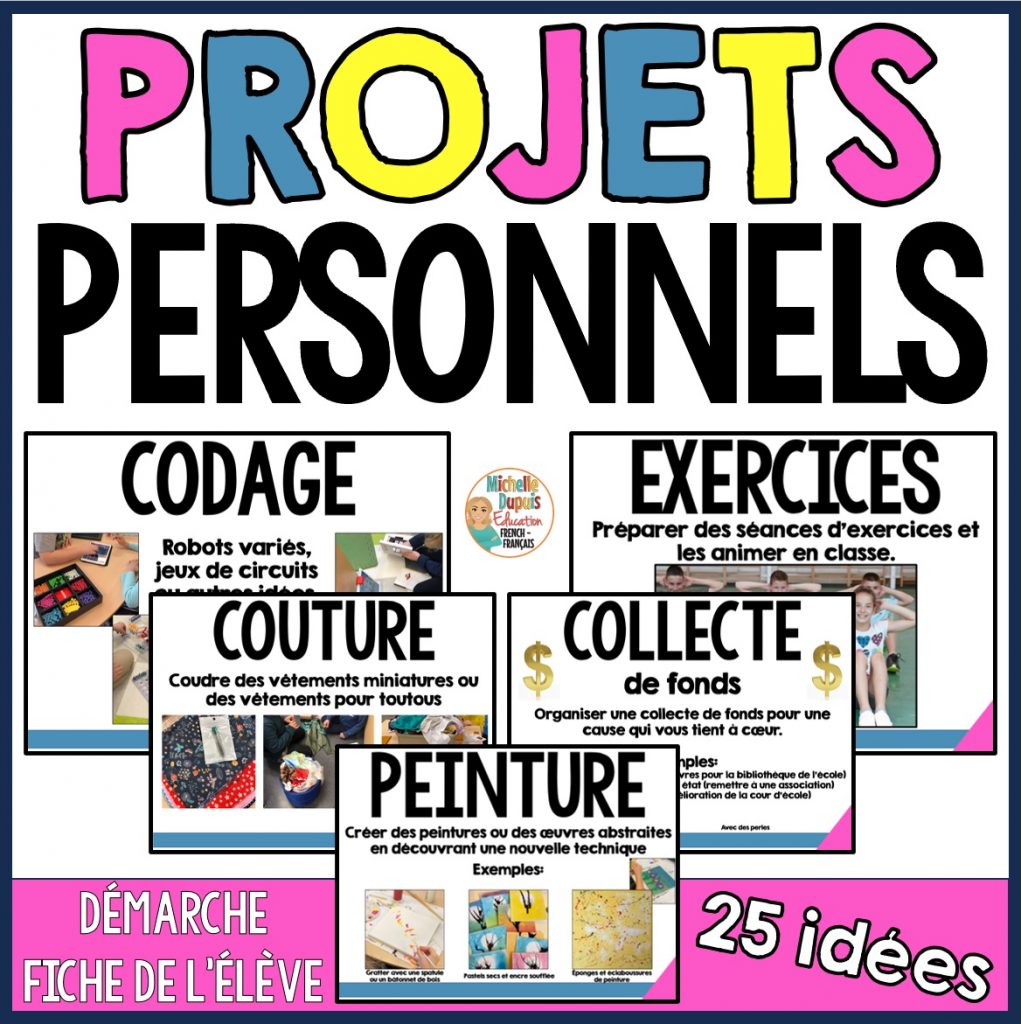 Projets personnels - Michelle Dupuis Education